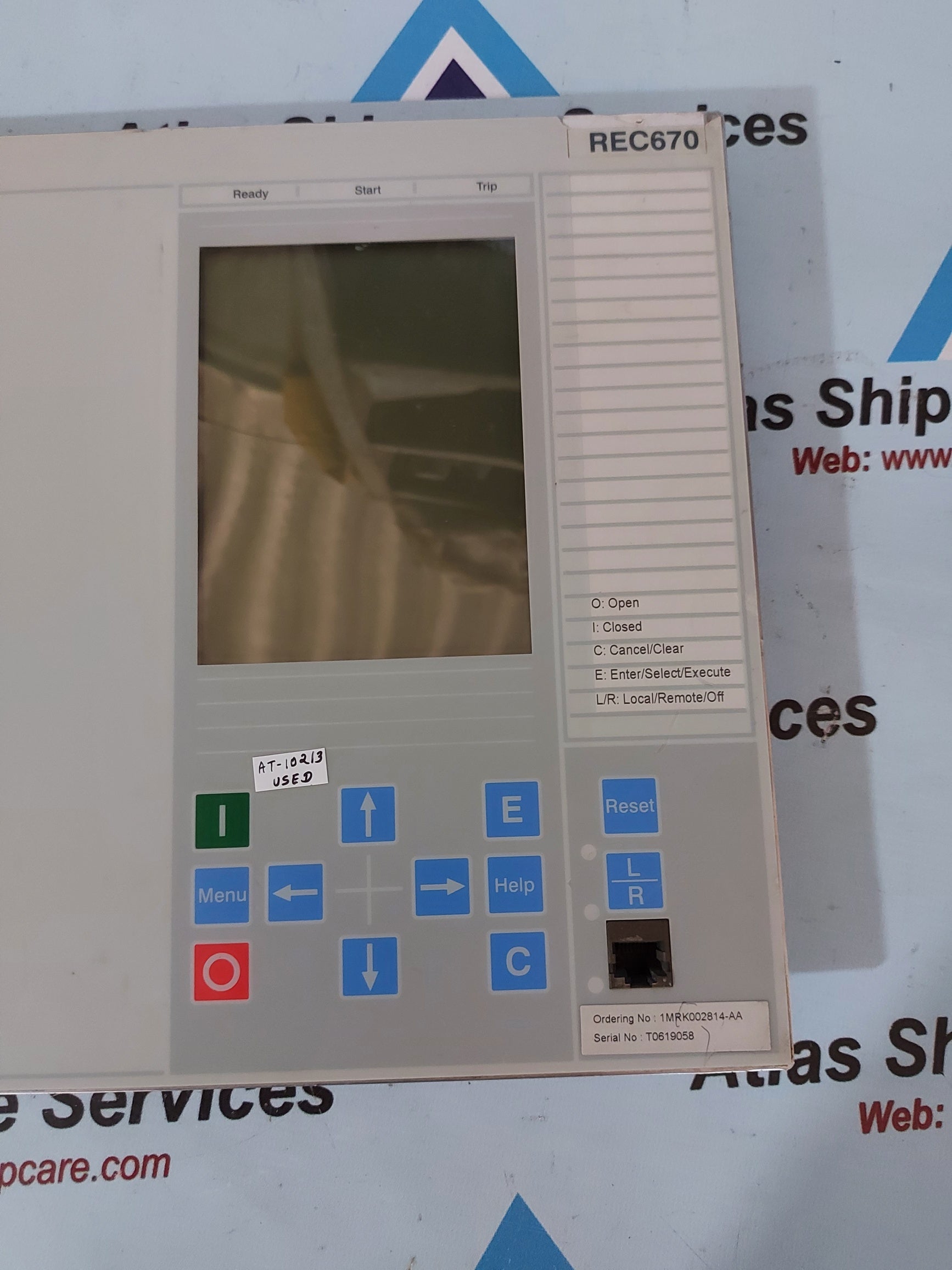 Abb REC670 Display 1MRK002814-AA – Atlas Shipcare Services