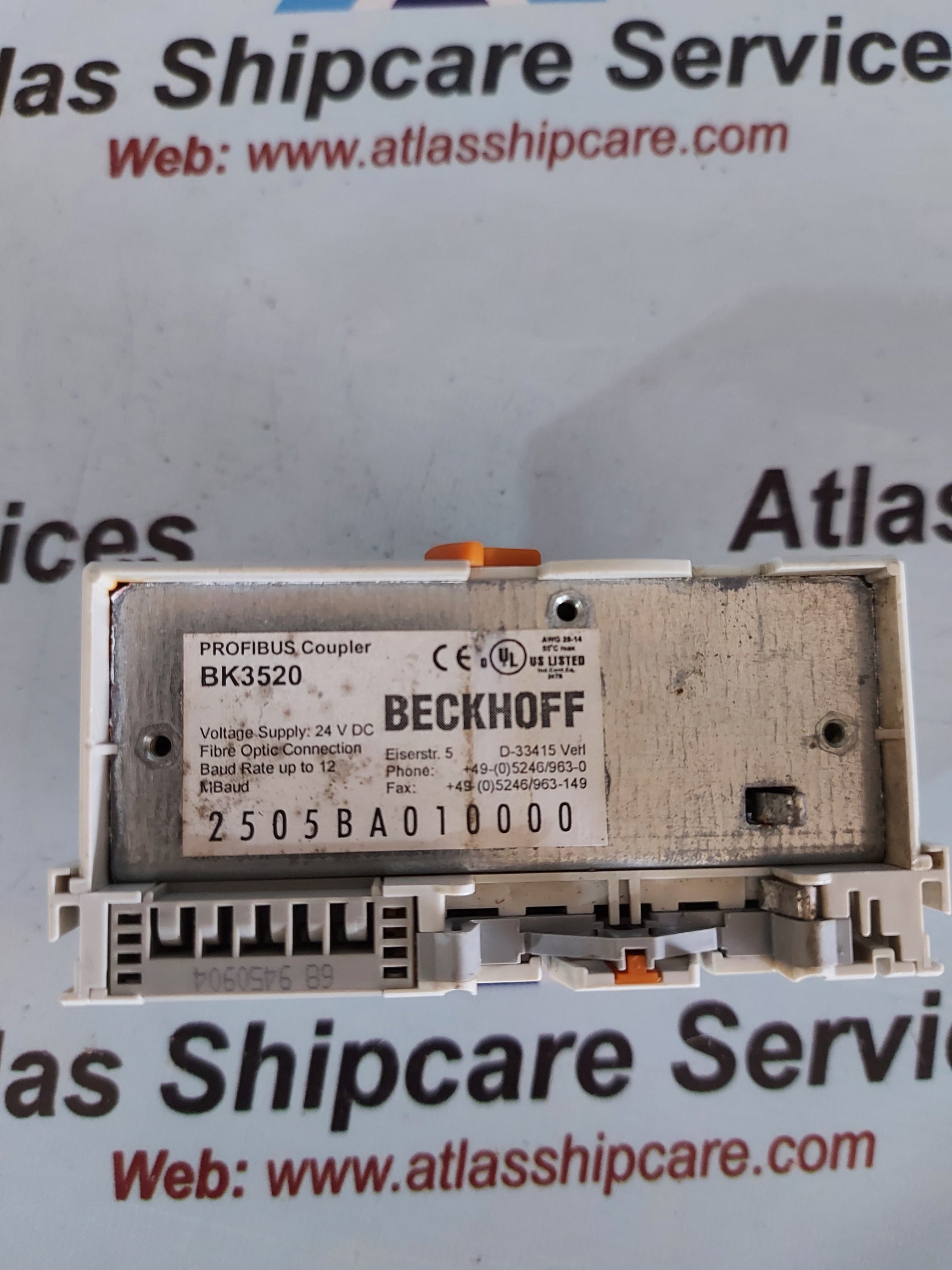 Beckhoff BK3520 Profibus Economy Plus Bus Coupler – Atlas Shipcare Services