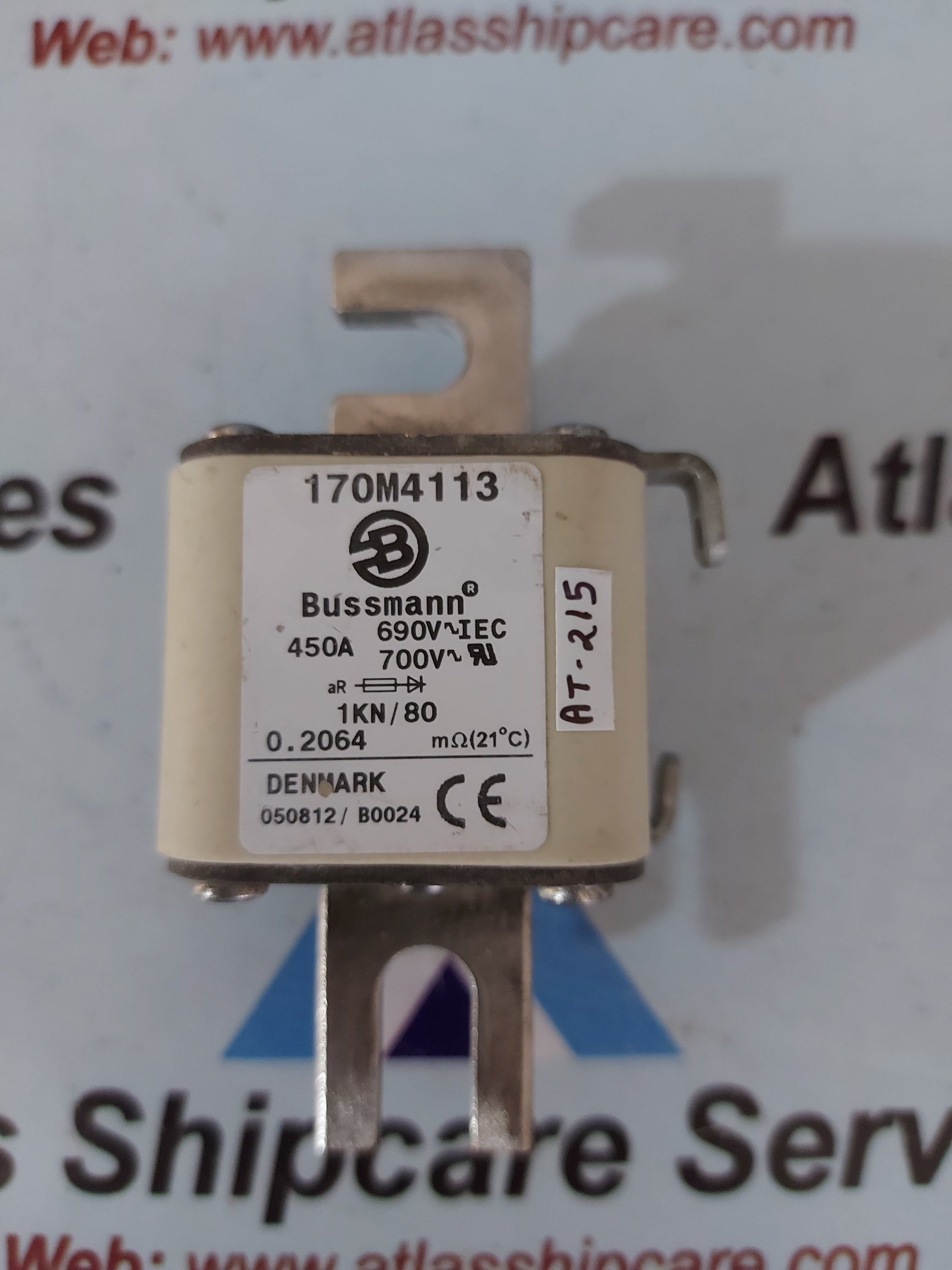 Bussmann 170M4113 Specialty Fuse 450A 1KN/80 – Atlas Shipcare Services