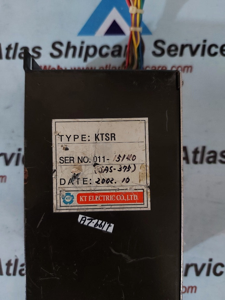 Kt Electric KTST Starter By Solid State Relay – Atlas Shipcare Services