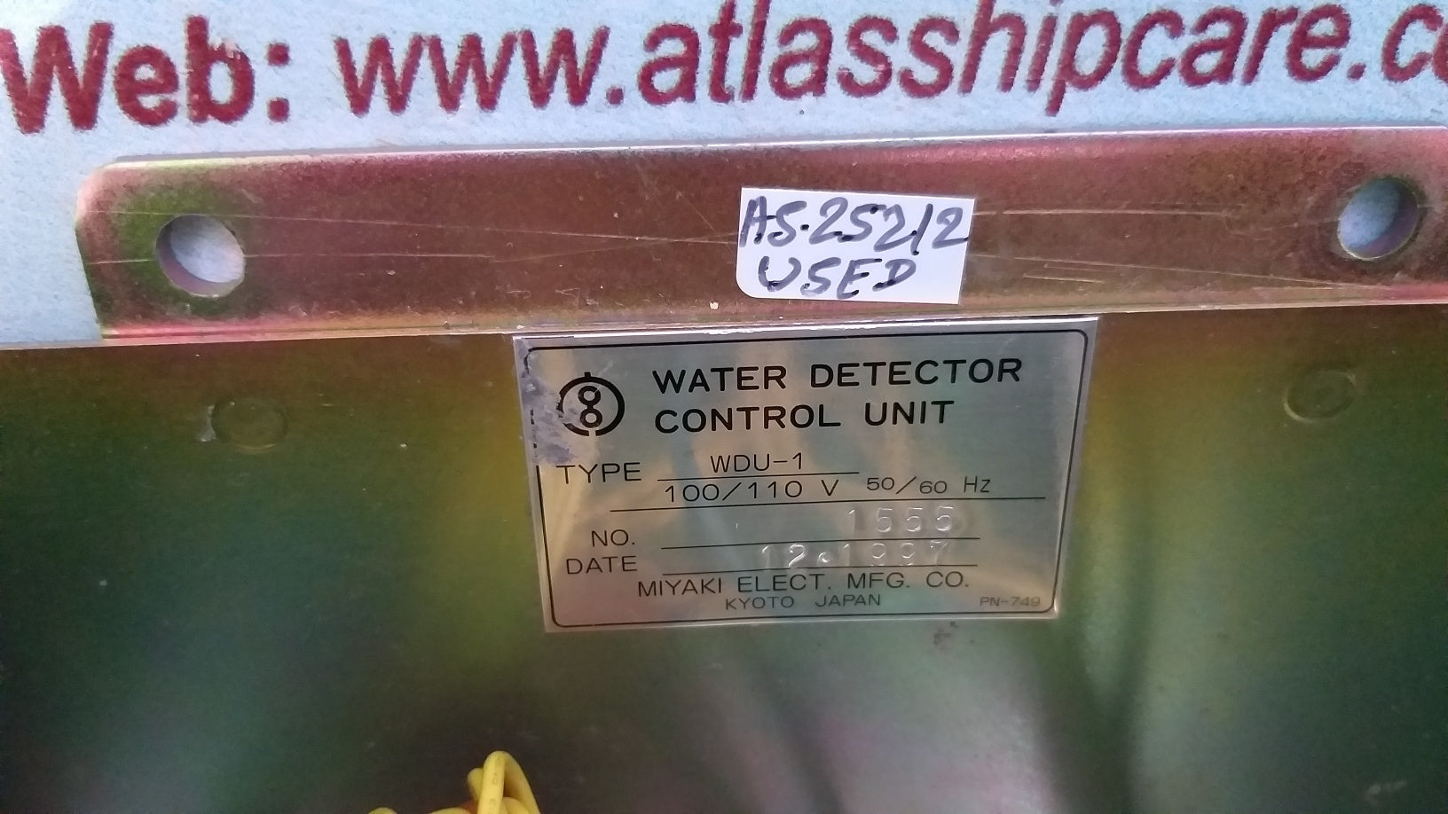 Miyaki Electric WDU-1 Water Deterctor Control Unit – Atlas Shipcare ...
