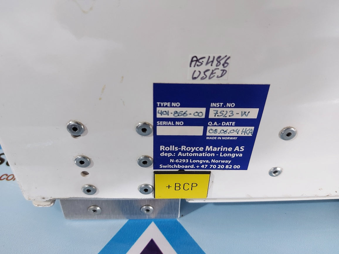 Rolls-Royce 401-856-00 Control Panel System – Atlas Shipcare Services