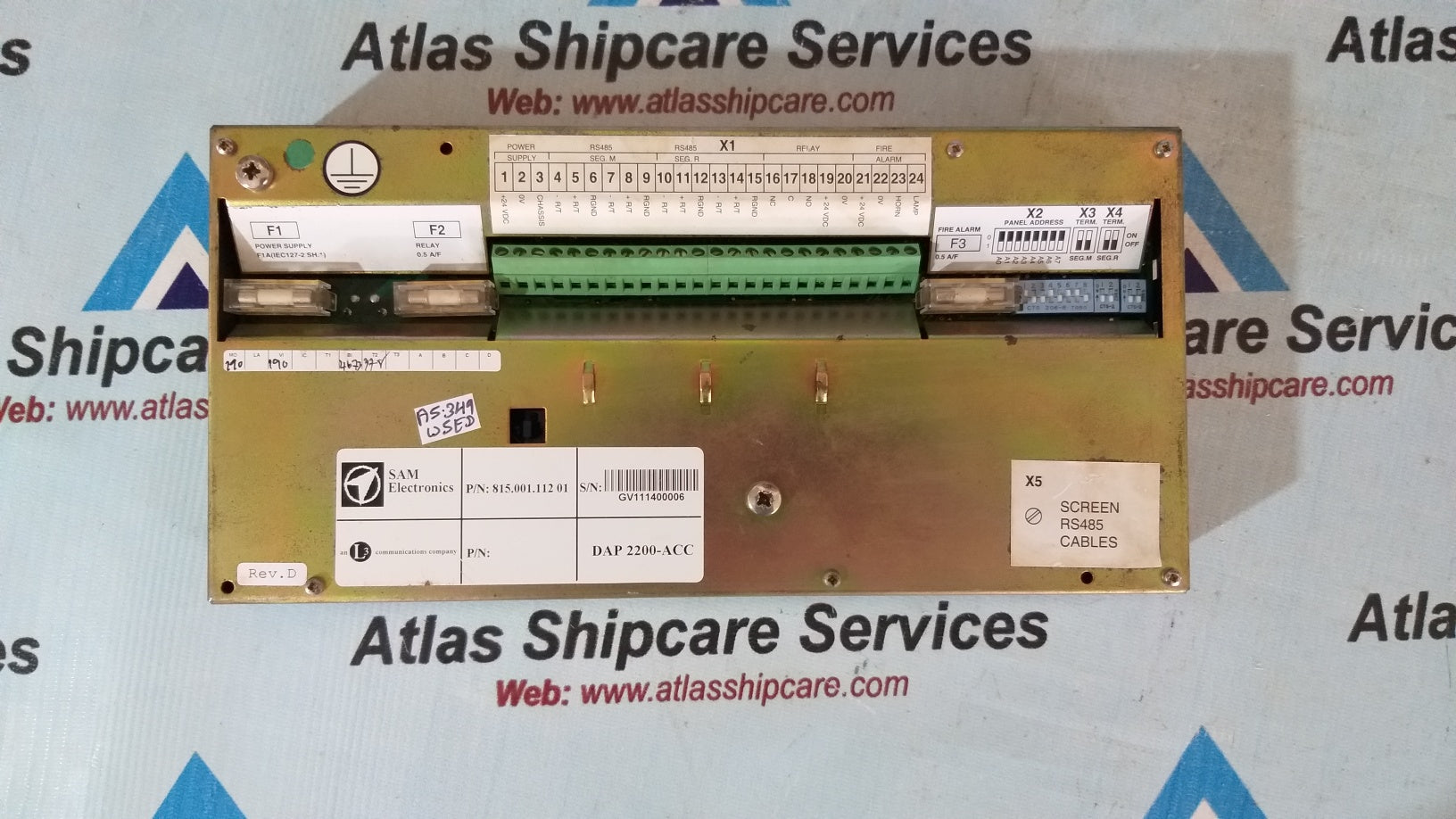 Sam Electronics DAP 2200-ACC Monitoring And Control System P/N: 815.00 ...