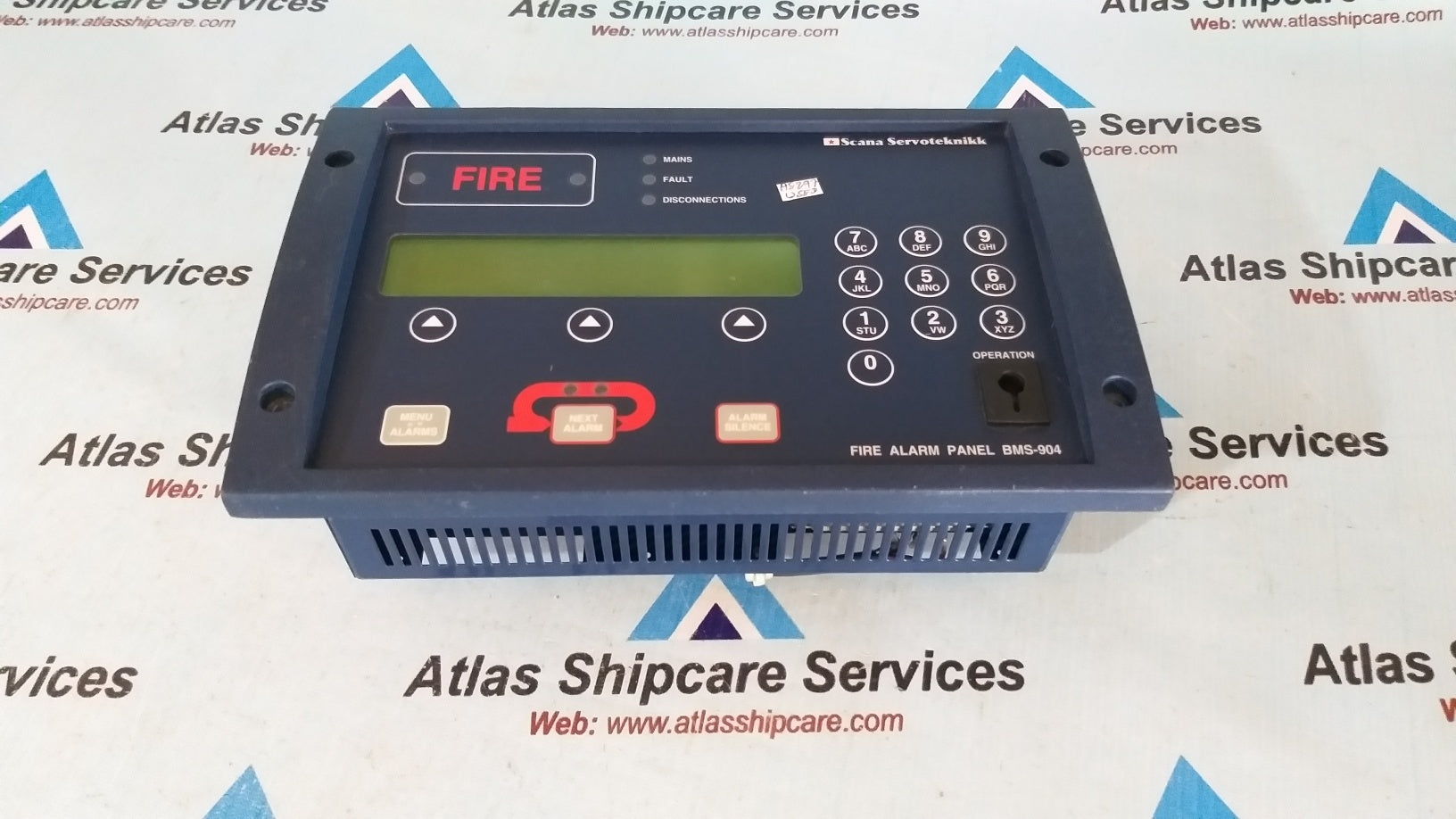 Scana Servoteknikk BMS-904 BTE Fire Alarm Panel 27V – Atlas Shipcare ...