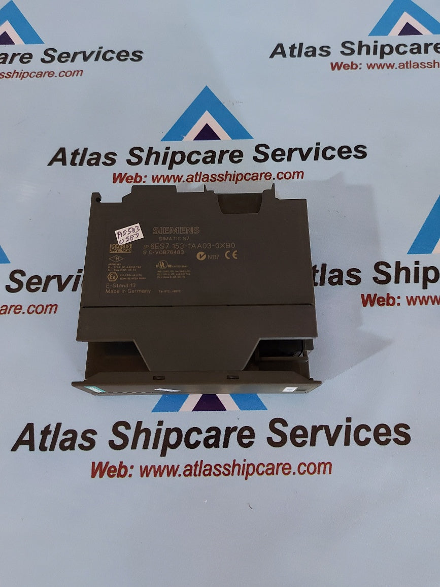 Siemens Simatic ET 200M 153-1AA03-0XB0 Interface Module – Atlas ...