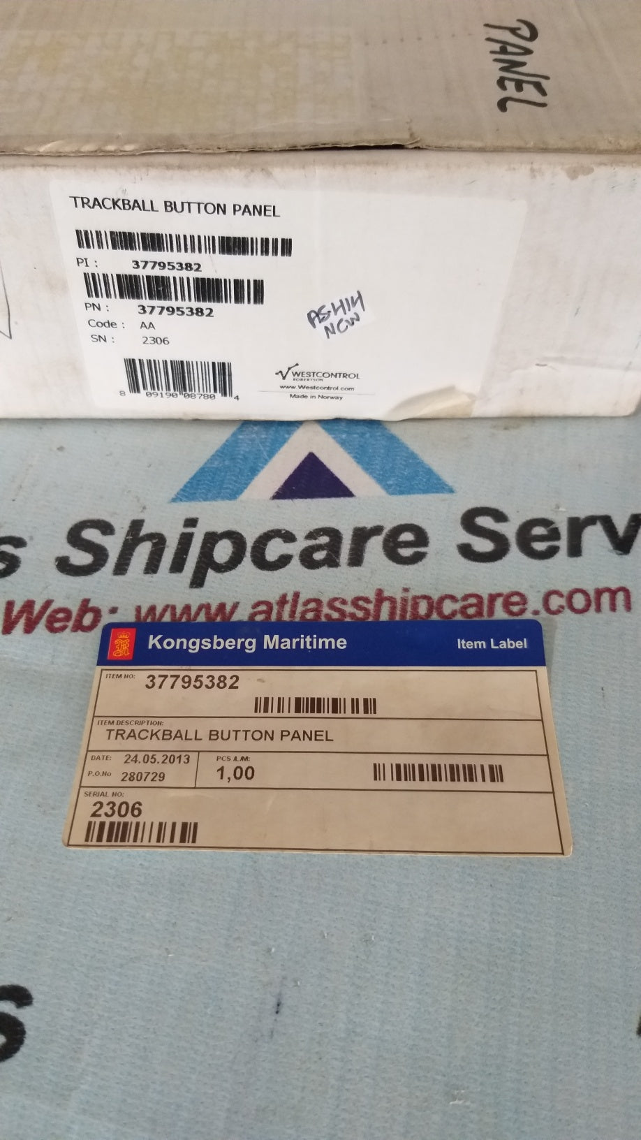 Trackball P200 Trackball Button Panel 3 Key Trackball Operate Marine R ...