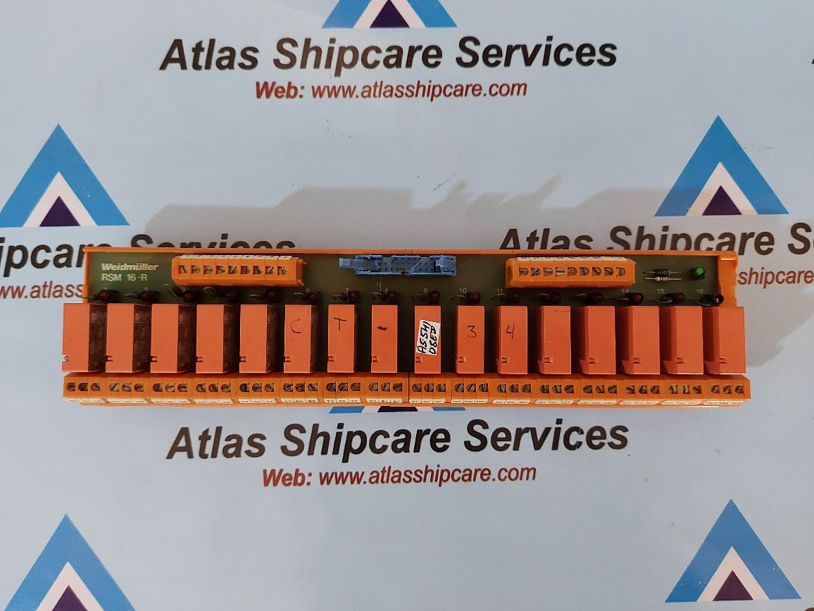 Weidmuller RSM 16-R Relay Connector – Atlas Shipcare Services